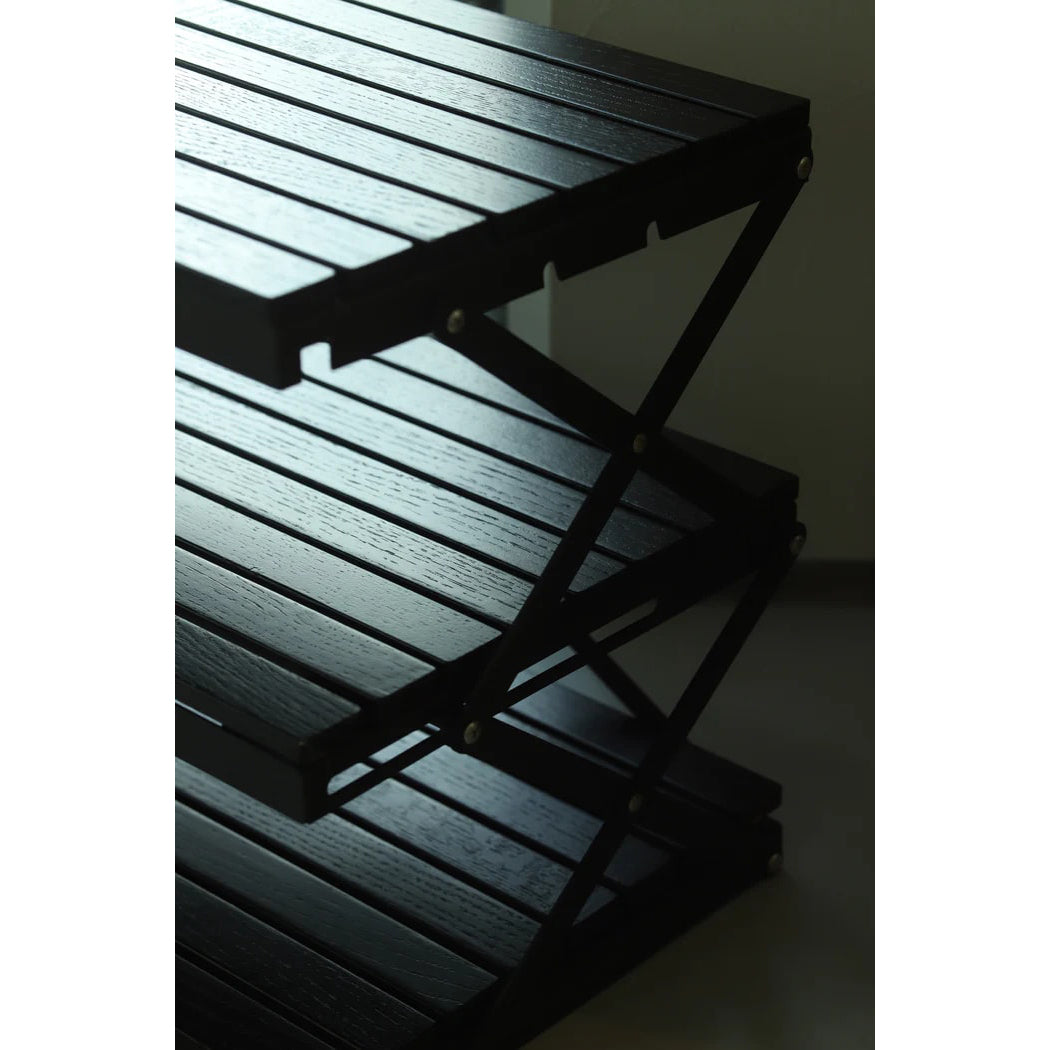 BLACK EDITION ウッドラック3段 |【公式】FIELD JACK - アウトドア用品オンラインストア